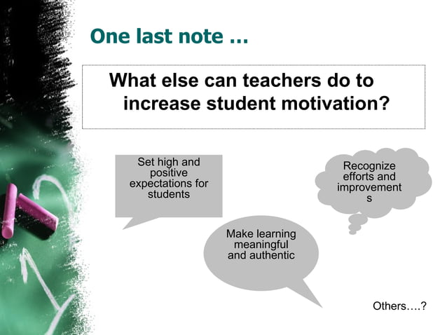 Student motivation | PPT