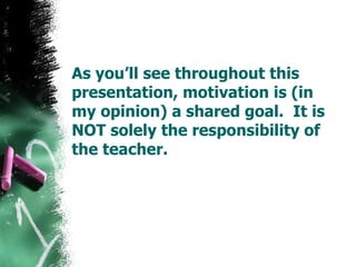 Student motivation | PPT