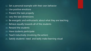 Student motivation, by: Haseen Ah-Hassan | PPTX