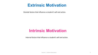 Student Motivation Training Presentation | PPTX | Education