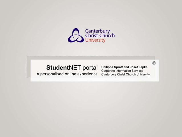 StudentNET UCISA Presentation | PPT