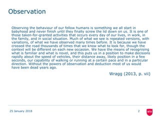 Student observation | PPTX