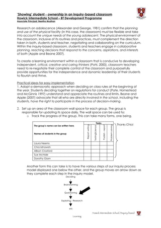 Student Ownership | DOC