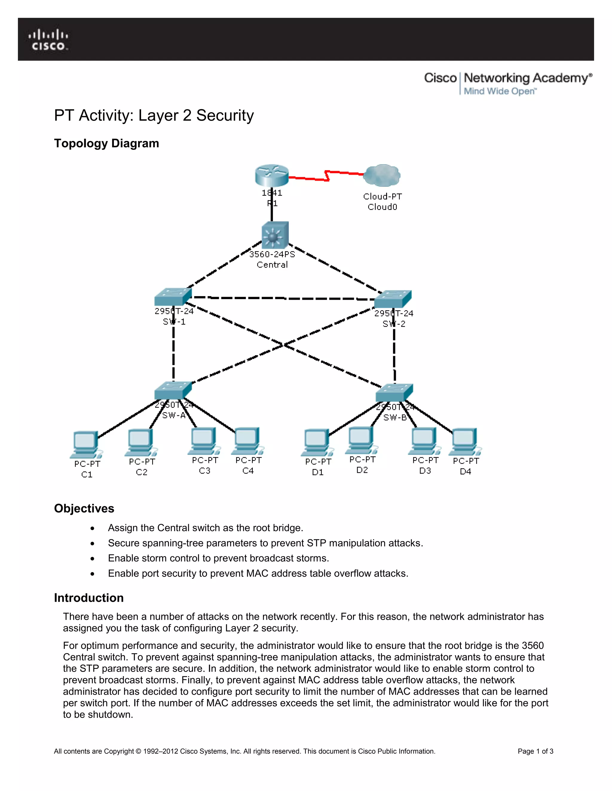Student packet tracer manual v1.1 | PDF