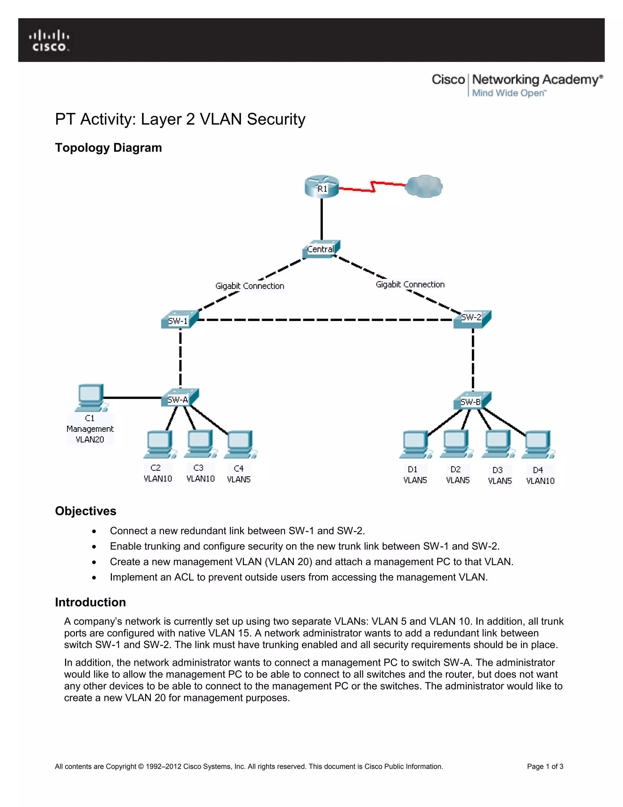 Student packet tracer manual v1.1 | PDF