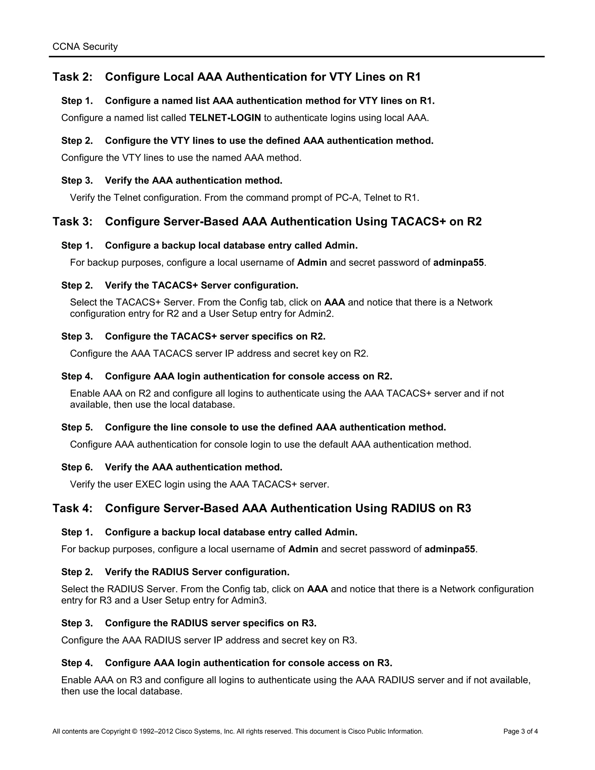 Student packet tracer manual v1.1 | PDF