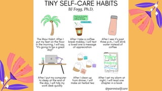 Student parent support self care | PPT