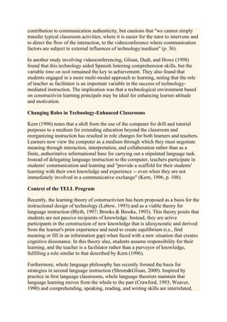 Student perceptions on language learning in a technological environment | PDF