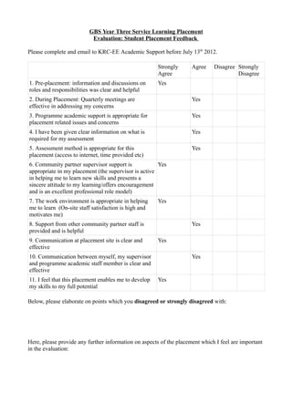 Student placement feedback_document | DOC