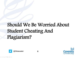 Student Plagiarism - What Is It? And What Should We, As Academics, Do ...