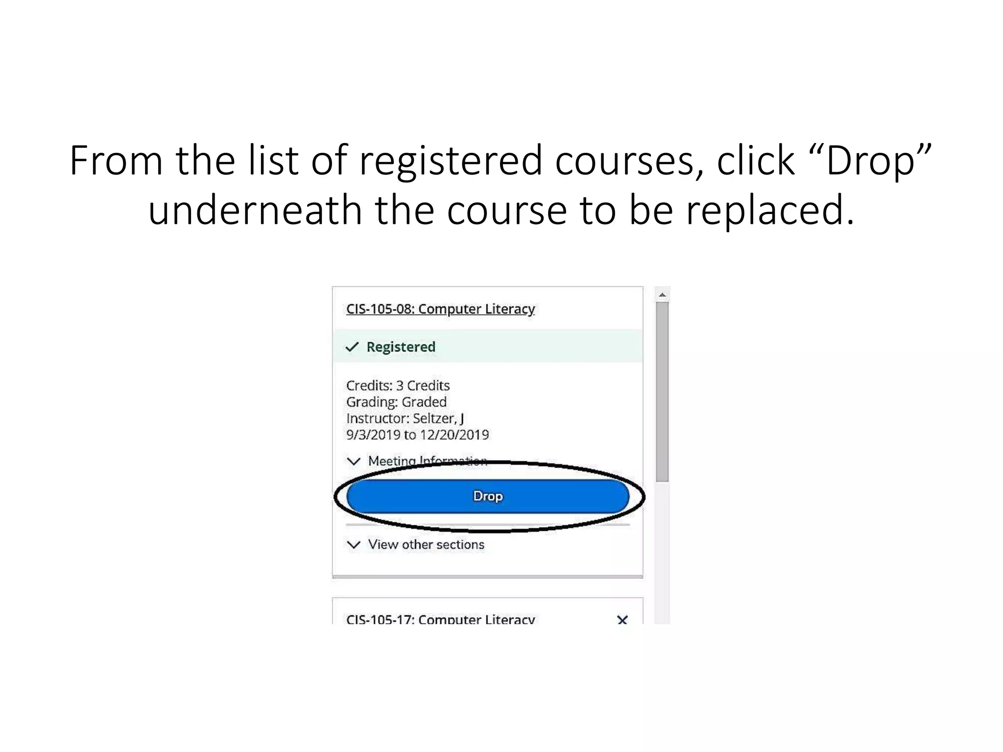 Student Planning - Adding and Dropping | PPT