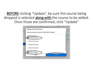 Student Planning - Adding and Dropping | PPT