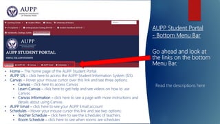 AUPP Student Portal | PPTX