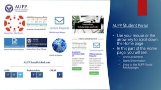 AUPP Student Portal | PPTX