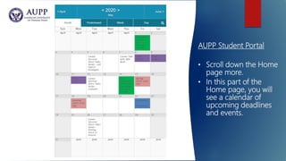 AUPP Student Portal | PPTX