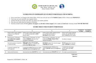 Student Portfolio Score Sheet.docx