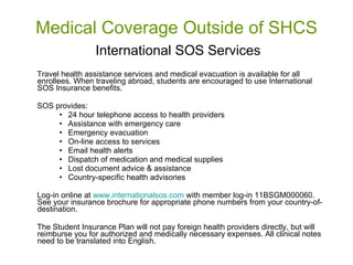 Student Health Insurance Plan | PPT