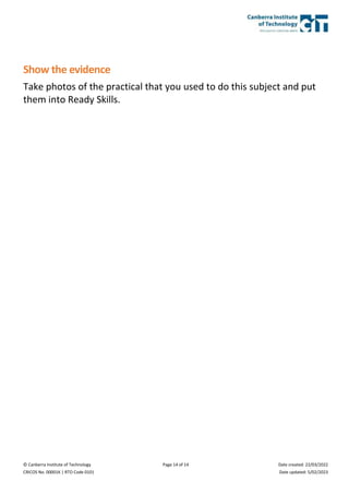 Work Effectively and Sustainably_Student Practical Assessment.docx