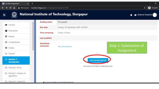 Student_Presentation V5 nit dgp moodle.pptx | Internet | Computing