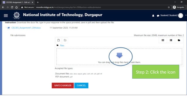 Student_Presentation V5 nit dgp moodle.pptx | Internet | Computing