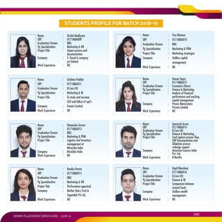 Student profile 2018 19 | PDF
