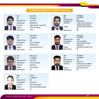 Student profile 2018 19 | PDF
