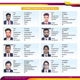 Student profile 2018 19 | PDF