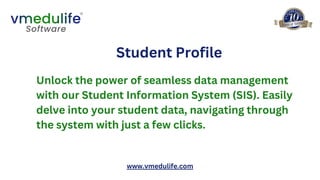 Empower Education with vmedulife's Student Information System | PDF