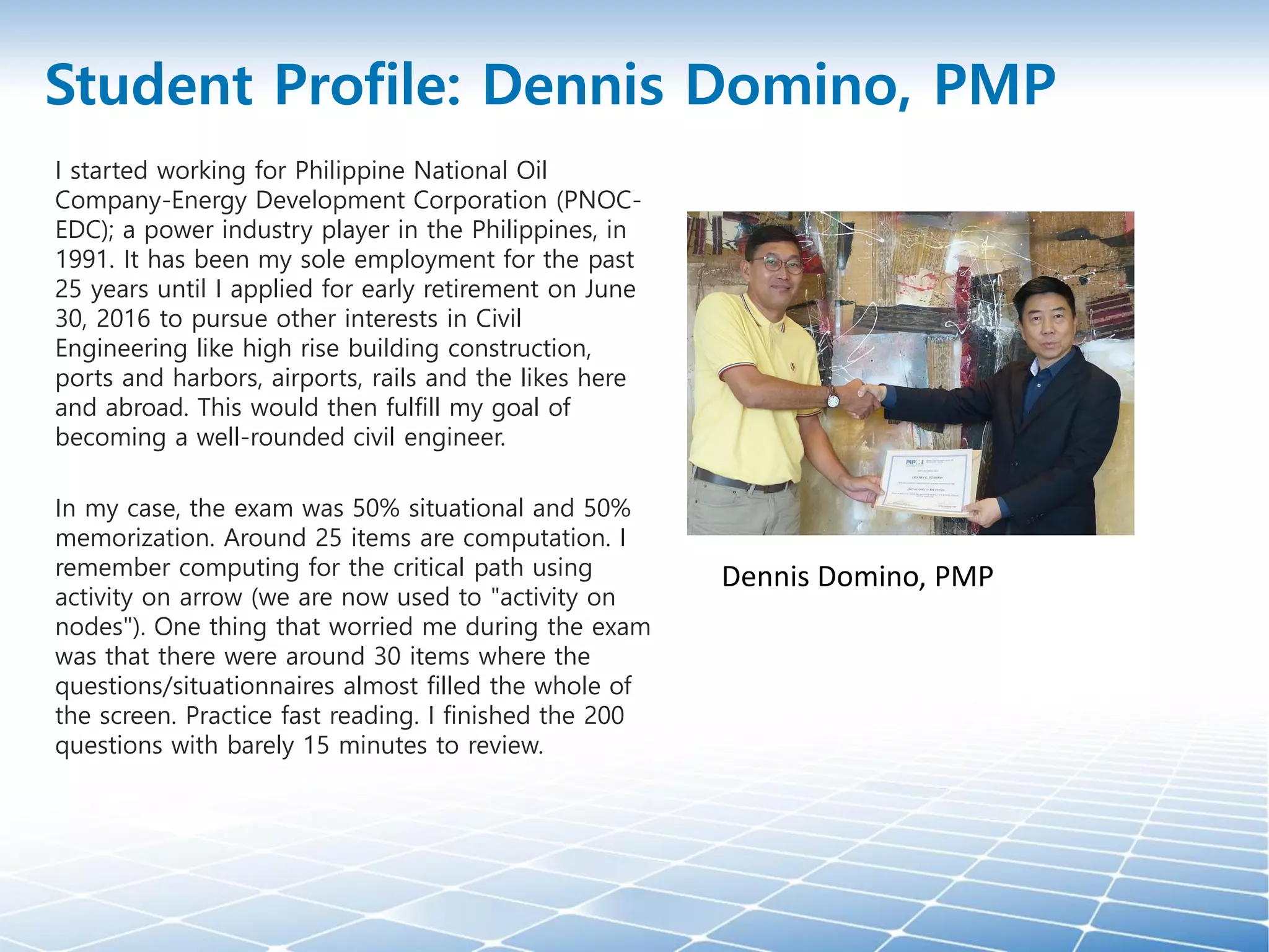 The PM PrepCast Student Profiles | PDF