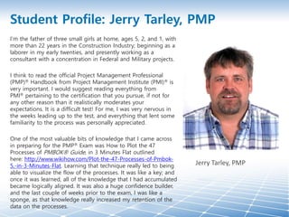 The PM PrepCast Student Profiles | PDF
