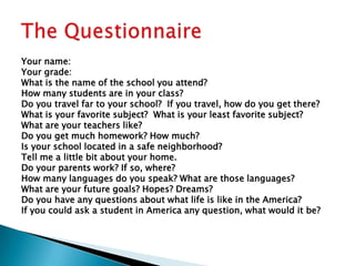 Student Profiles | PPTX