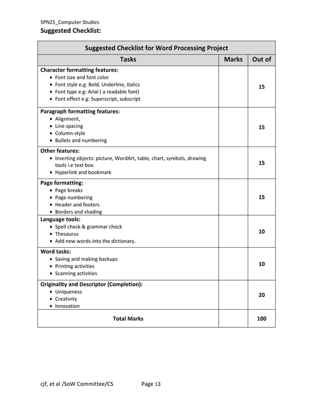 Student Progress Assessment