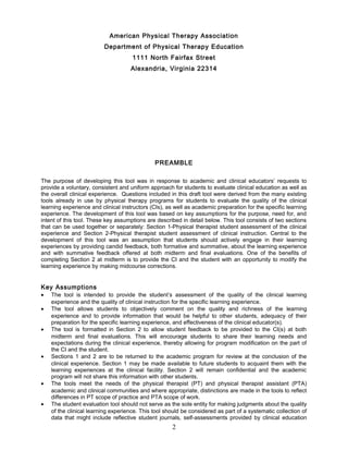Student pt evaluationform | DOC