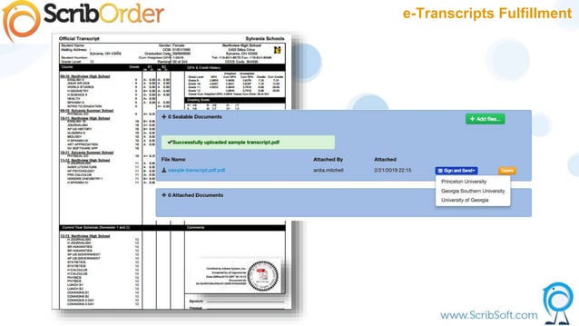 ScribOrder: Student Records Request Made Simple | PPT