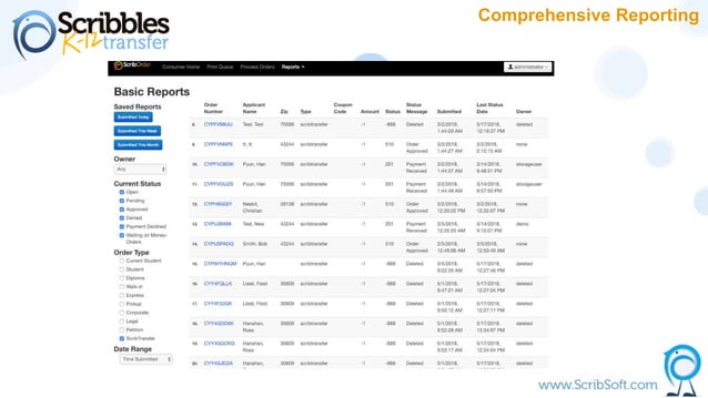 ScribOrder: Student Records Request Made Simple | PPTX