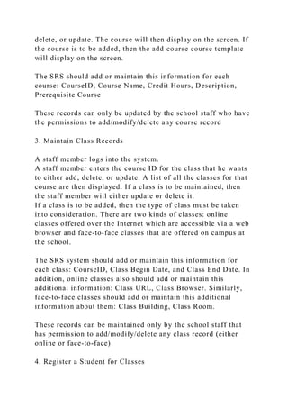 Student Records System SRS – Requirements DefinitionsNon.docx ...