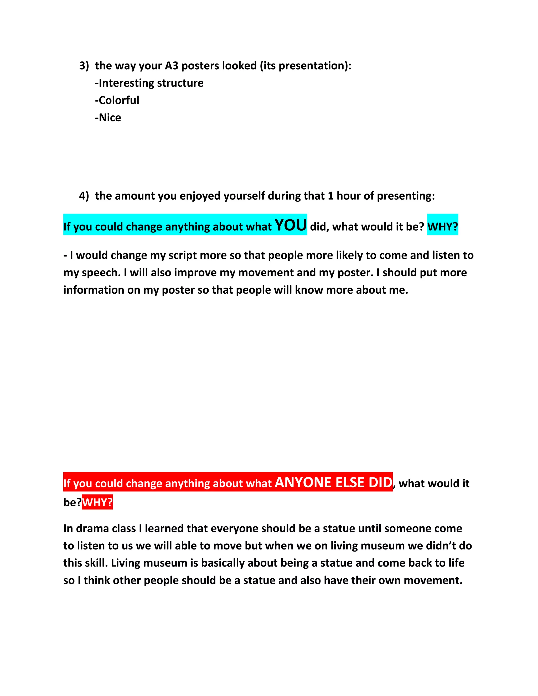 Living Museum Reflection | DOCX | Museums & Galleries | Attractions