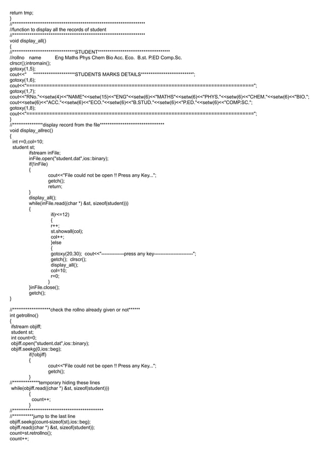 STUDENT REPORT CARD GENERATE SYSTEM | DOC | Programming Languages | Computing