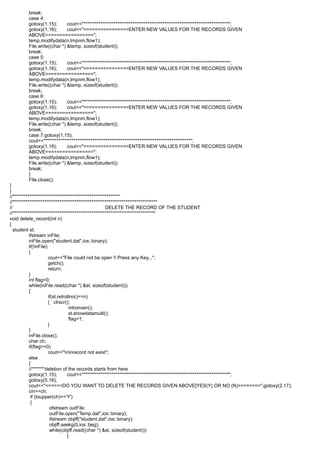 STUDENT REPORT CARD GENERATE SYSTEM | DOC | Programming Languages | Computing