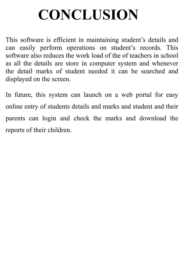STUDENT REPORT CARD GENERATE SYSTEM | DOC | Programming Languages | Computing