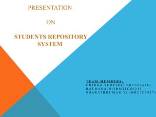 Student repository System.pptx