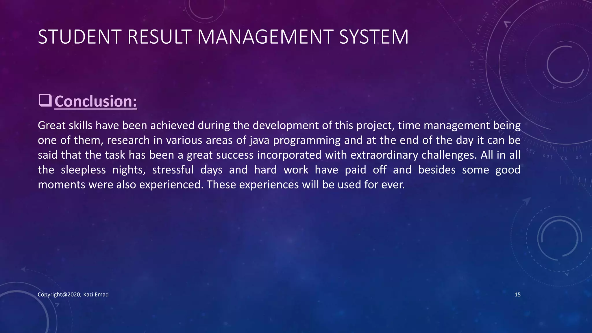 Student result management system | PPTX | Databases | Computer Software ...