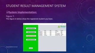 Student result management system | PPTX