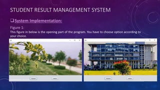 Student result management system | PPTX