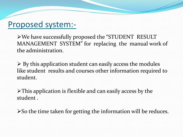 Student_results_management_system proposel.pdf | Educational Assessment ...
