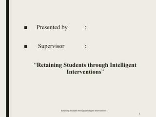 Boosting Student Retention: Key Strategies | PPTX