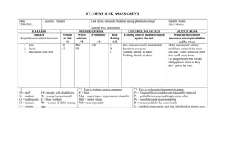 Student risk assessment 2 | PPT