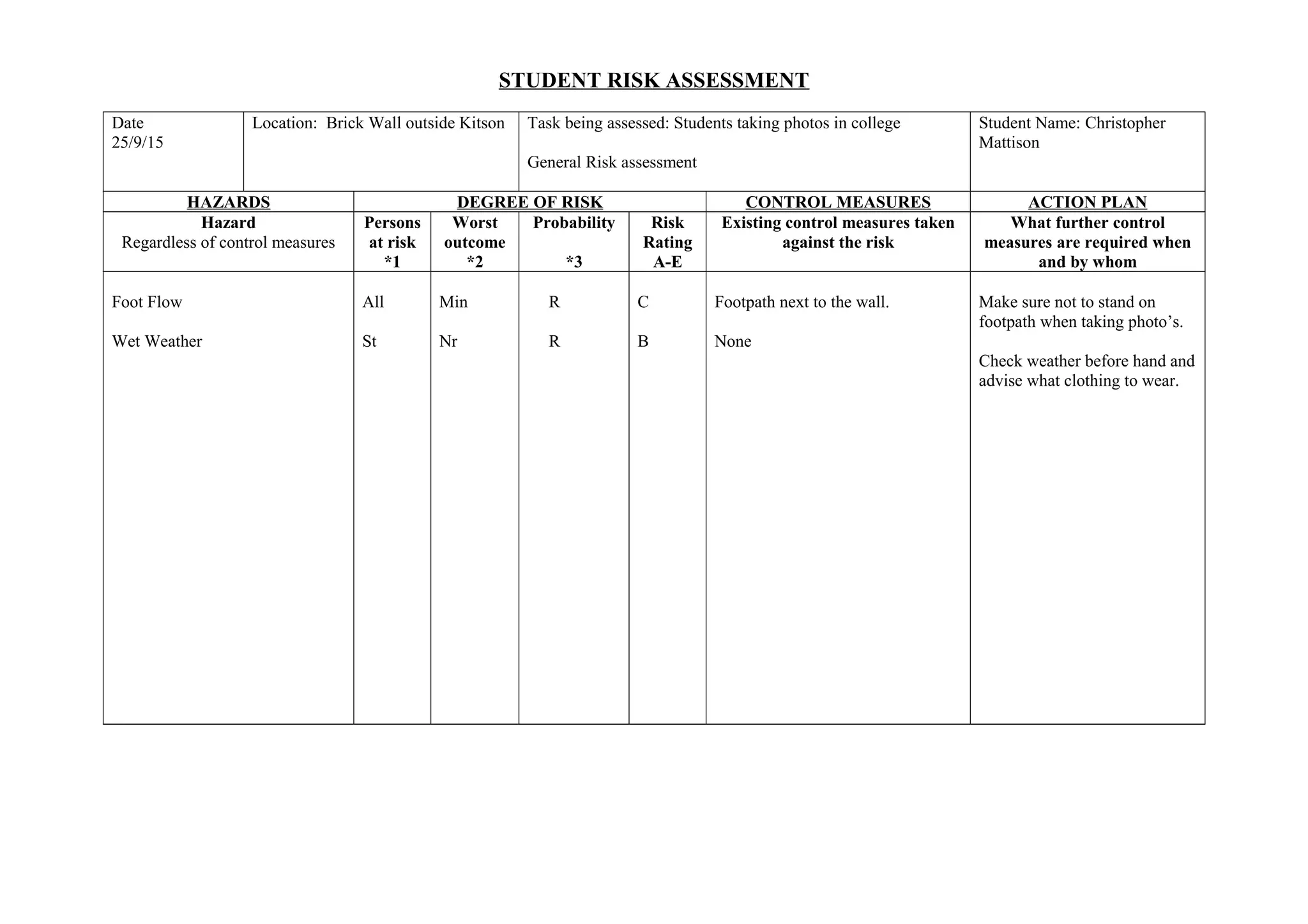 Student risk assessment 2 | DOC