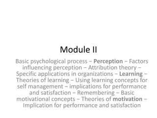 organisational behaviour 2 | PPT