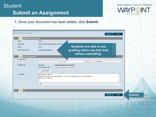 Students Submit an Assignment | PPT